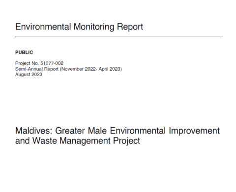 Environmental Monitoring Report — Greater Malé Environmental ...